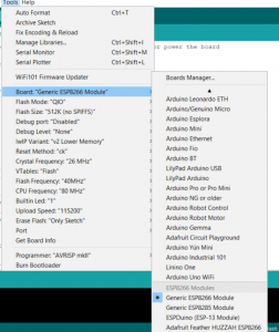ESP-01 modules programming board – Renzo Mischianti