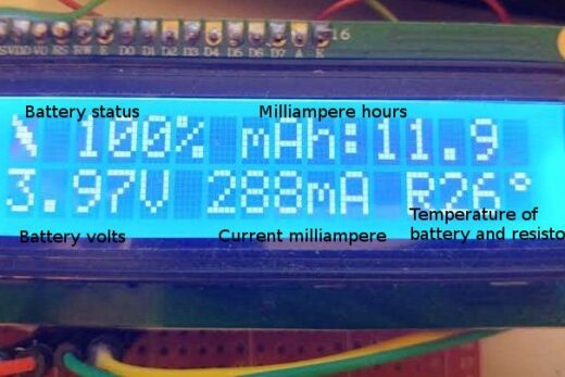 Checking Battery Capacity With Arduino Temperature Monitoring And Type