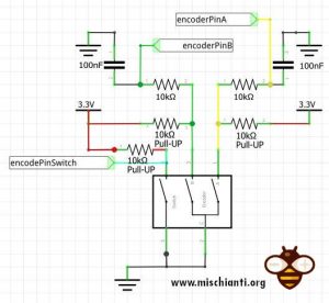 PCF8574 i2c digital I/O expander: Arduino, esp8266 and esp32, rotary encoder – Part 2 – Renzo ...