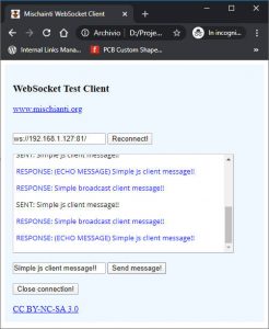 WebSocket on Arduino, esp8266 and esp32: server and authentication – 2 – Renzo Mischianti