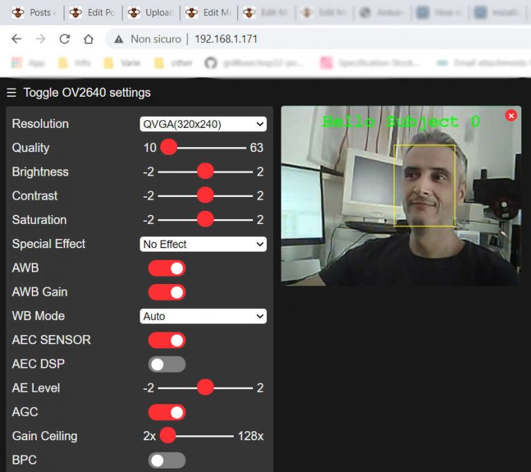ESP32-CAM: pinout, specs and Arduino IDE configuration – 1 – Renzo Mischianti