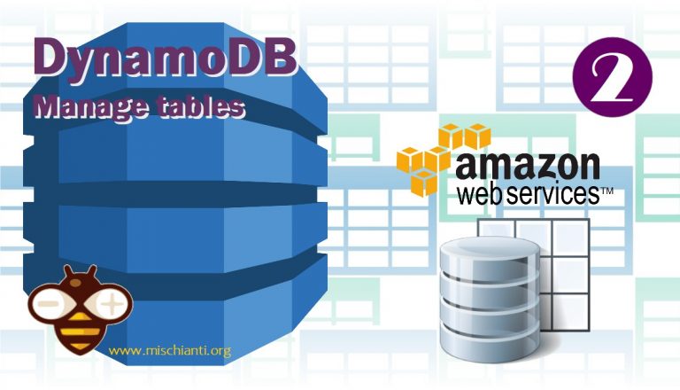 DynamoDB JavaScript SDK v2 v3: manage tables – 2 – Renzo Mischianti