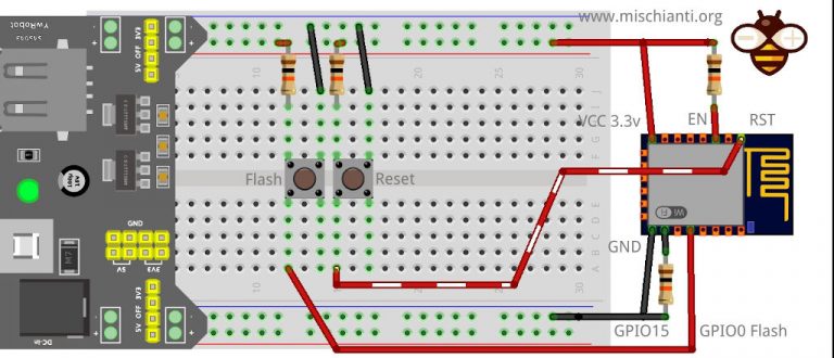 esp12 esp07 (esp8266): flash, pinout, specs and Arduino IDE ...