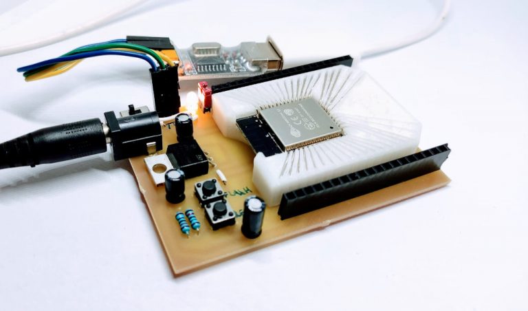 ESP32-wroom-32 ESP32-S programming board and breadboard adapter – Renzo ... ESP32-wroom-32 ESP32-S programming board and breadboard adapter – Renzo ...