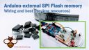 Arduino: fast external SPI Flash memory – Renzo Mischianti