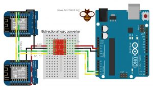 i2c esp8266: how to, network 5v, 3.3v, speed and custom pins – Renzo ...