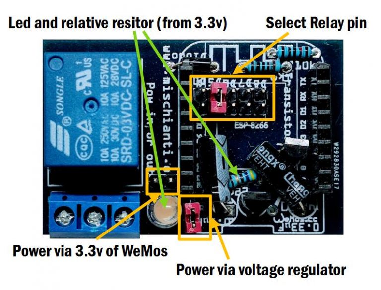 WeMos D1 (esp8266) manage relay and shield – Renzo Mischianti