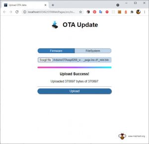 ESP32 OTA update with Web Browser: custom web interface – 3 – Renzo Mischianti