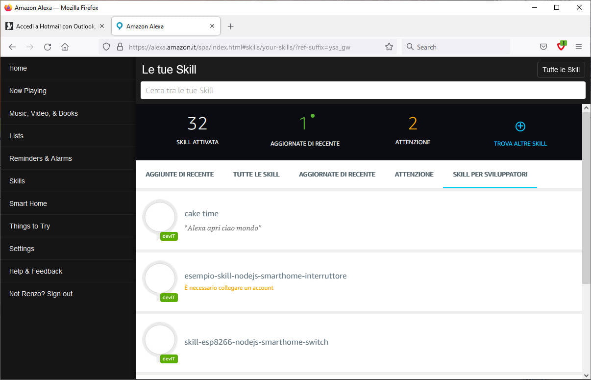 AWS Alexa Smart Home Skill: test your skill in dev and manage log – 7 ...