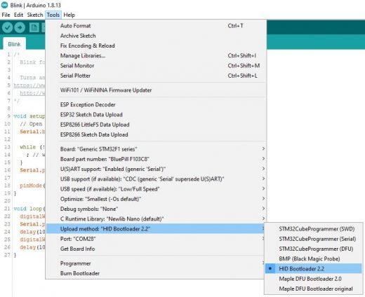 Stm32 Programming Stm32f1 Stm32f4 Via Usb With Hid Boot Loader 3 Renzo Mischianti