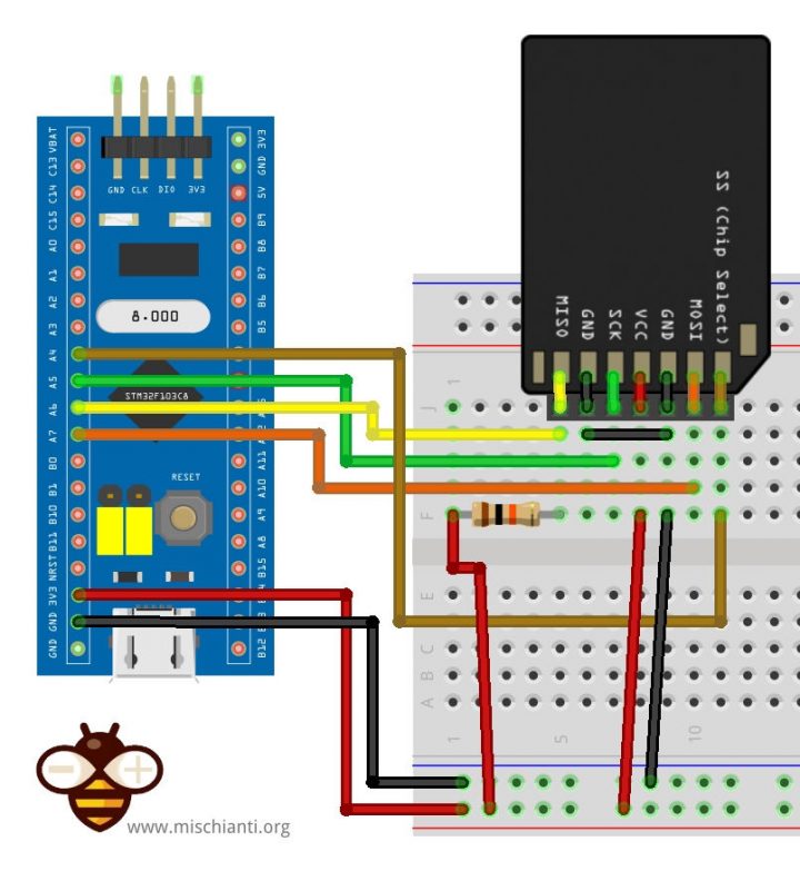 How to use SD card with stm32 and SdFat library – Renzo Mischianti