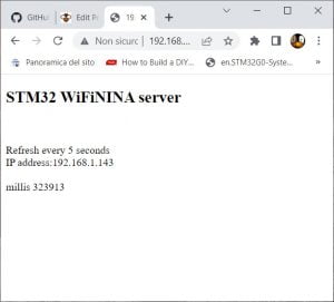 STM32: WiFiNINA with ESP32 WiFi Co-Processor – Renzo Mischianti