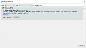 STM32: internal RTC, clock and battery backup (VBAT) – Renzo Mischianti