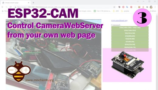 ESP32-CAM: control CameraWebServer from your own web page – 3 – Renzo Mischianti