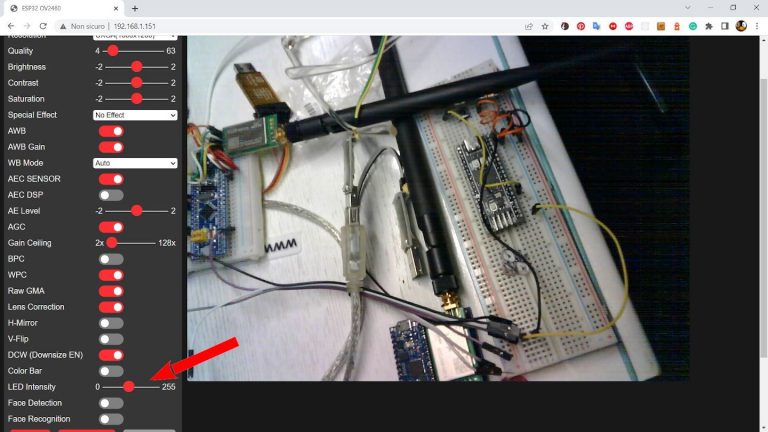 ESP32-CAM: upgrade CameraWebServer with flash feature – 2 – Renzo Mischianti