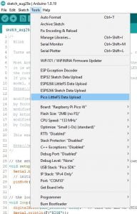 Raspberry Pi Pico and rp2040 boards: integrated LittleFS filesystem – 2 – Renzo Mischianti