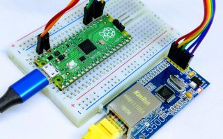 Raspberry Pi Pico and rp2040 board: ethernet w5500 with plain (HTTP ...