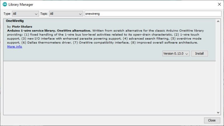 Dallas ds18b20 with Raspberry Pi Pico (rp2040): introduction and parasite mode – Renzo Mischianti