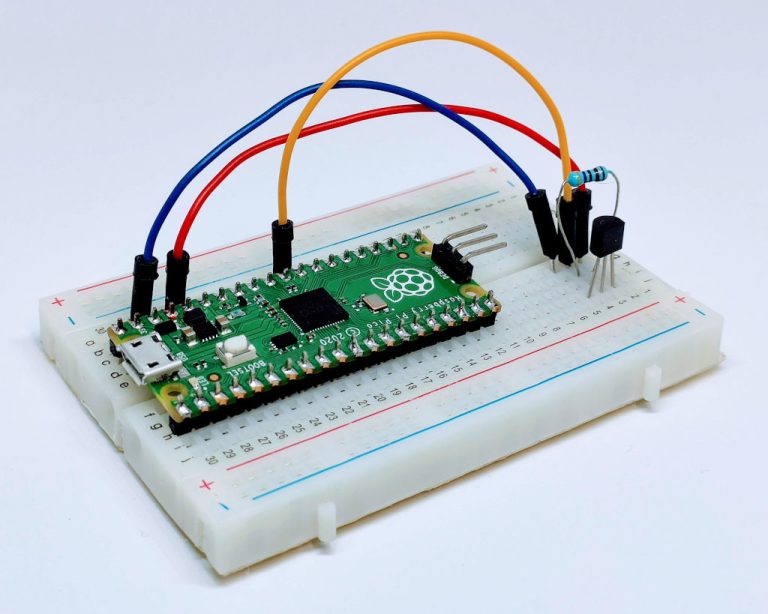 Dallas ds18b20 with Raspberry Pi Pico (rp2040): introduction and ...