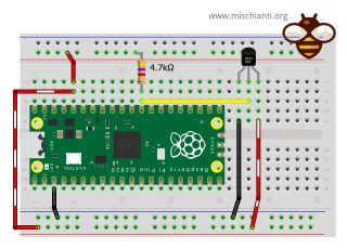 Dallas ds18b20 with Raspberry Pi Pico (rp2040): introduction and ...