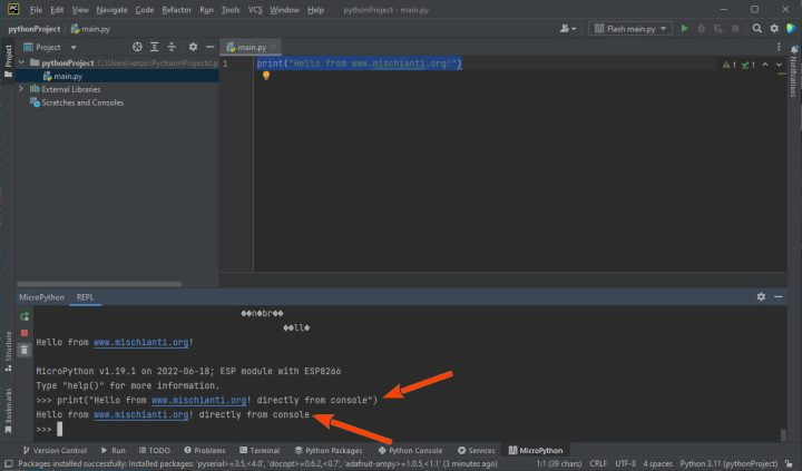 Micropython Con Esp8266 Ed Esp32 Installazione Del Firmware E Utilizzo