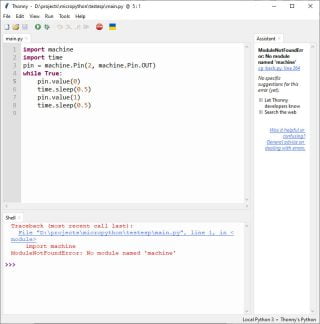 MicroPython with esp8266 and esp32: flashing firmware and using Thonny IDE – 2 – Renzo Mischianti
