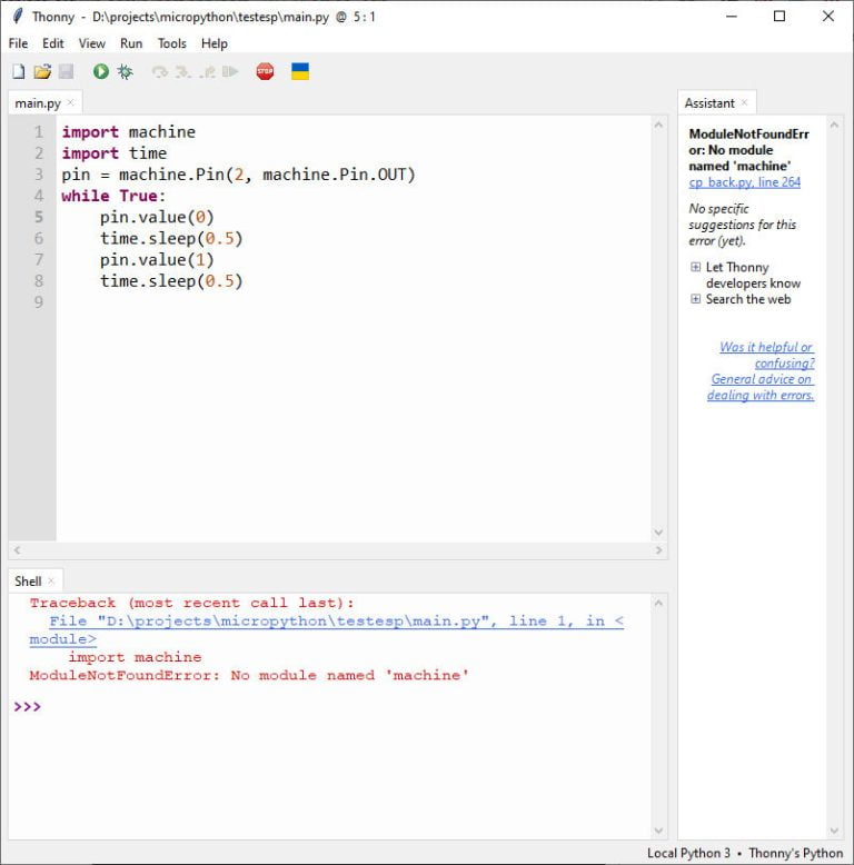 Micropython With Esp8266 And Esp32 Flashing Firmware And Using Thonny Ide 2 Renzo Mischianti