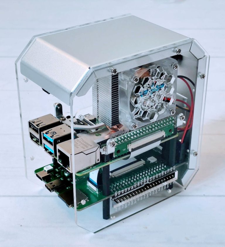Pironman Mini PC: a Raspberry Pi in a compact package with SSD, heat ...