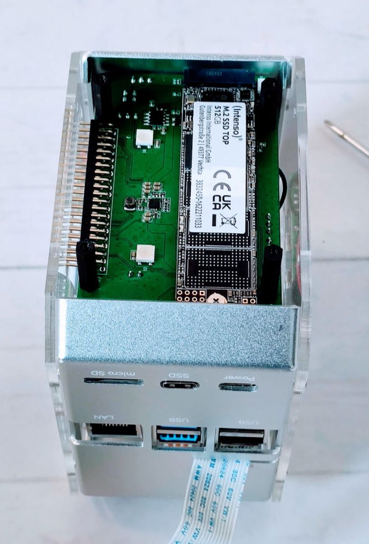 Pironam: mPCIe SSD mounted – Renzo Mischianti