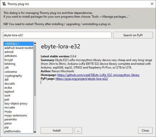 EByte LoRa E32 & MicroPython: a detailed look at configuration – 3 ... EByte LoRa E32 & MicroPython: a detailed look at configuration – 3 ...