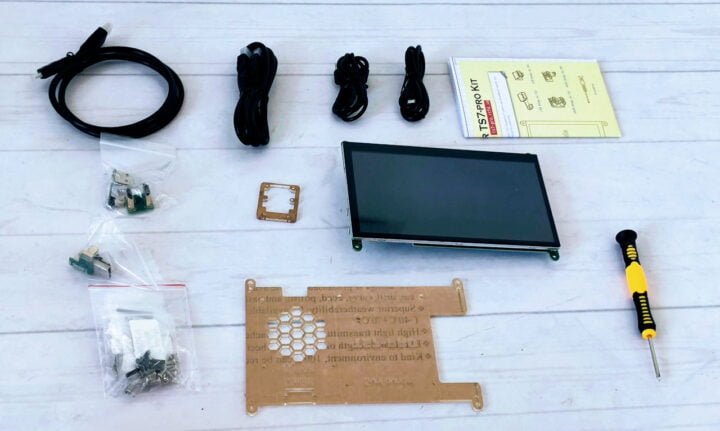 Night Vision on Raspberry Pi: TS7-Pro Display, PiPower & DIY 3D Printed ...