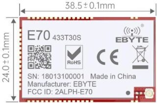 EByte RF E70 CC1310: exploring library (esp32, esp8266, STM32, Arduino, Raspberry Pi Pico ...