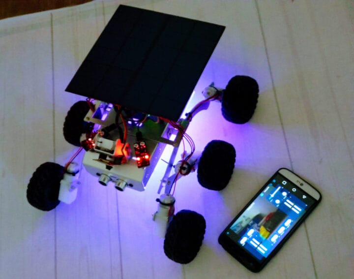 Space Education: The Enhanced GalaxyRVR Mars Rover Kit with Light and ...
