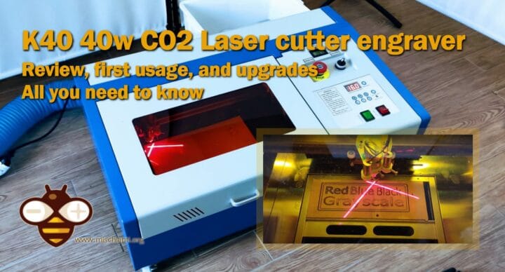 K40 40w CO2 Laser cutter engraver: review, first usage, and upgrades ...
