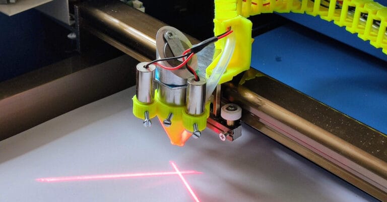 Enhance Your K40 CO2 Laser: 3d printed nozzle head with air assist and ...