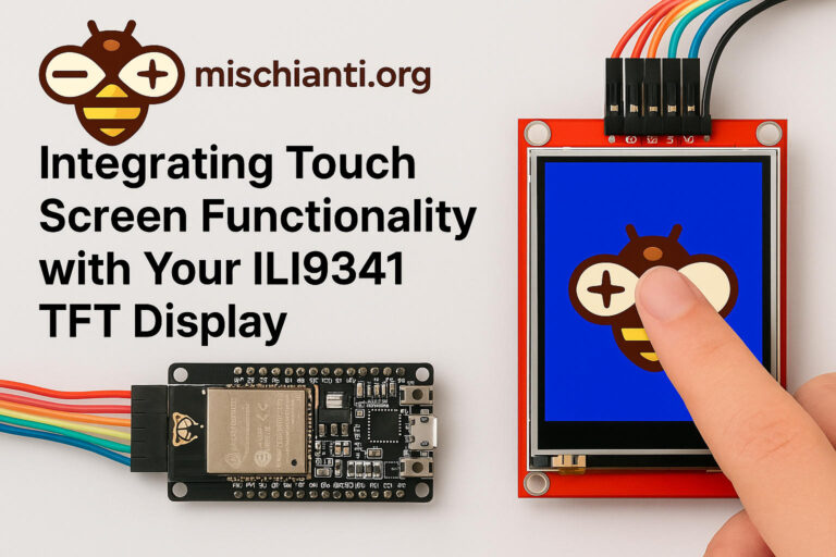 Integrating Touch Screen Functionality With Your Ili9341 Tft Display
